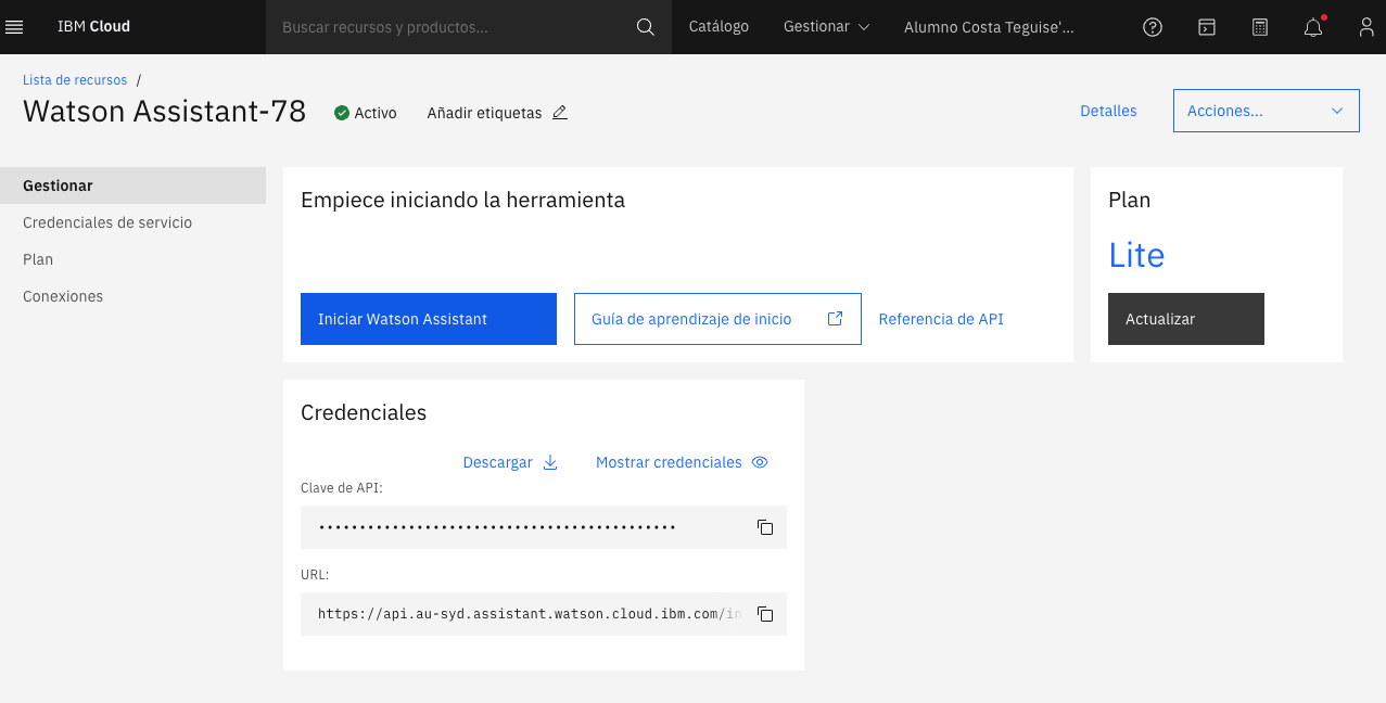Diseño de chats asistenciales con Watson Assistant: inteligencia ...