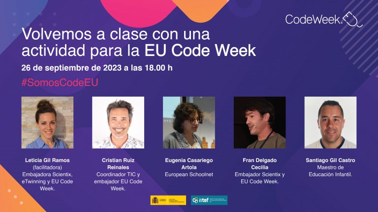 NOOC: Volvemos a clase con una actividad para la EU Code Week (4ª edición) - Code INTEF