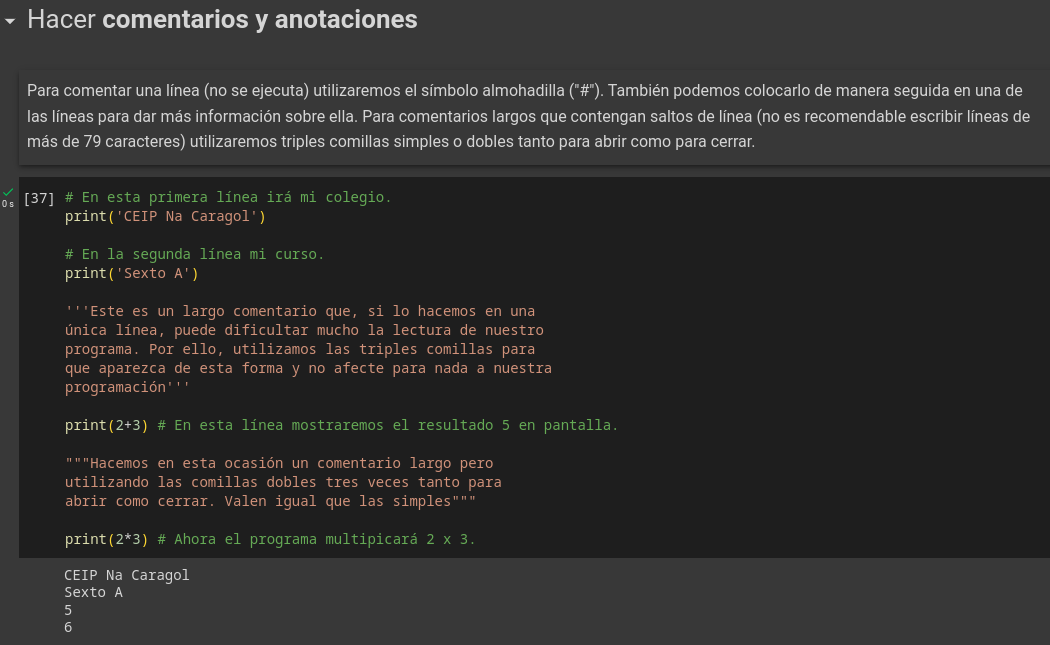Mis primeros pasos en Python - Code INTEF