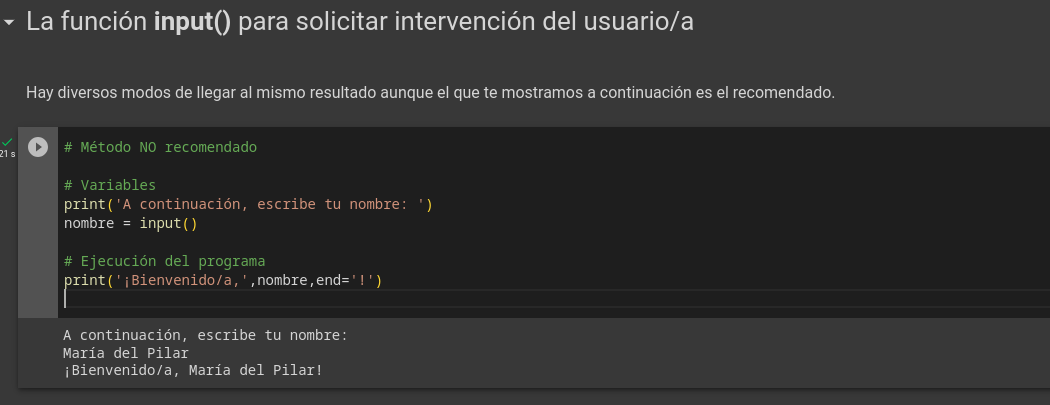 Mis primeros pasos en Python - Code INTEF
