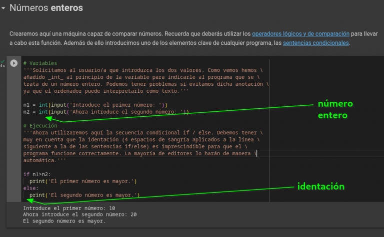 Mis primeros pasos en Python - Code INTEF
