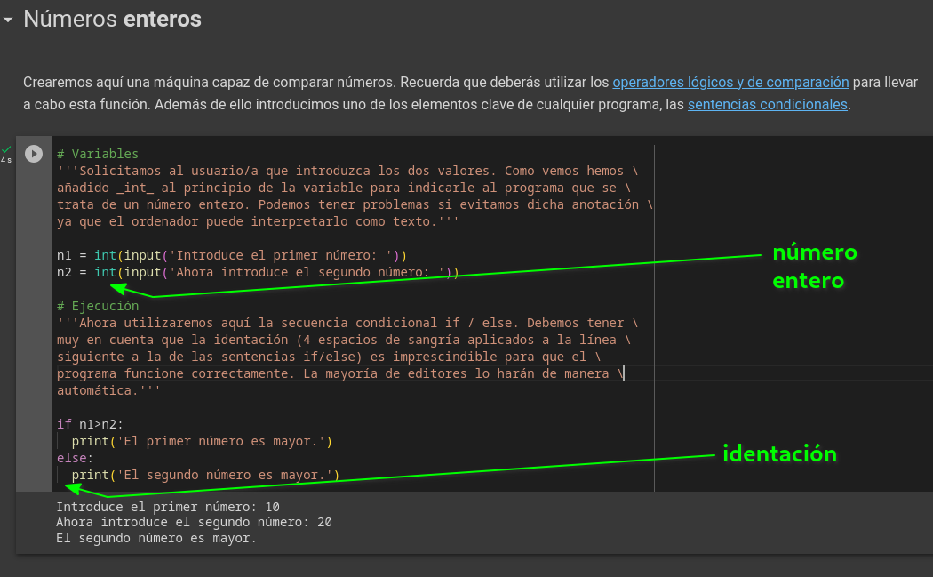 Mis primeros pasos en Python - Code INTEF