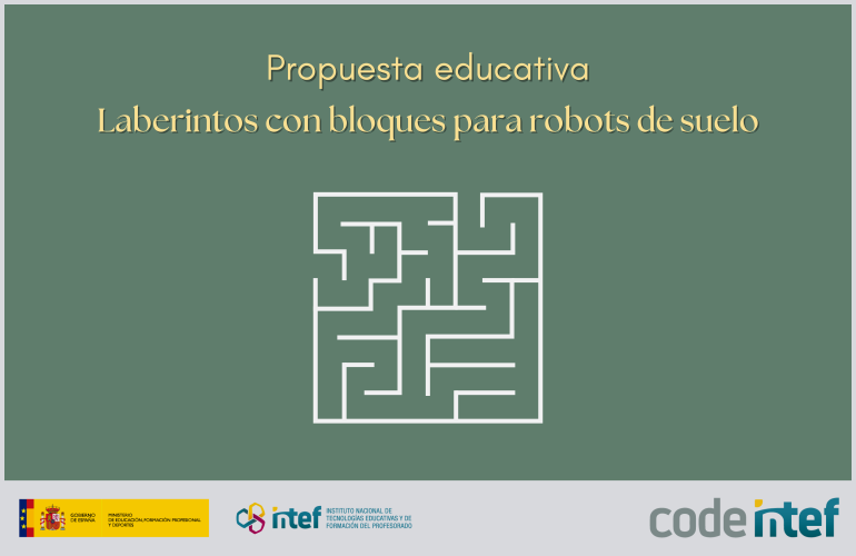 Laberintos con bloques para robots de suelo - Code INTEF