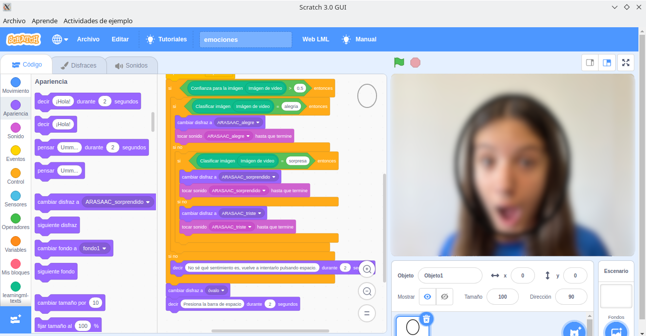 Identificación de emociones con IA - Code INTEF