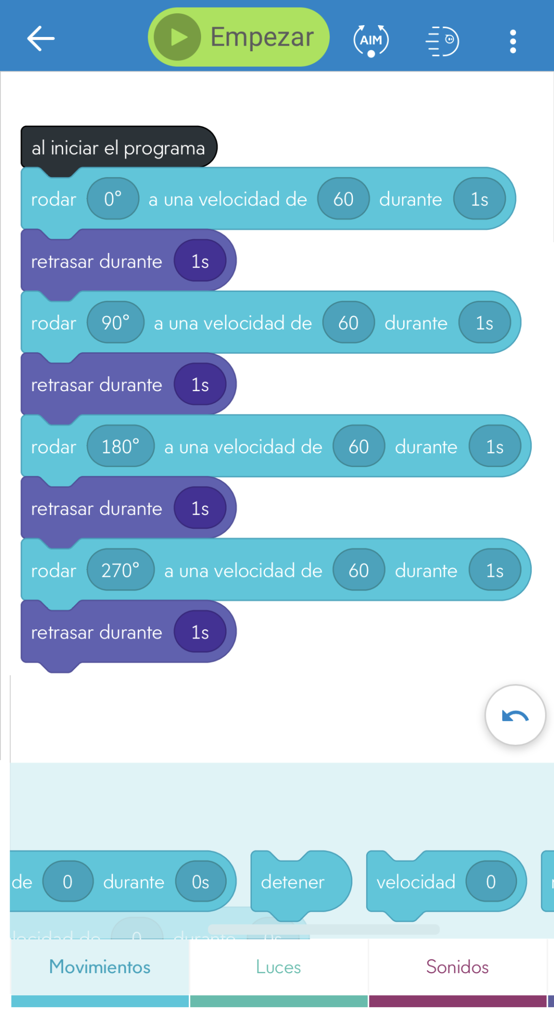 Geometría y Pensamiento Computacional: Scratch y Sphero mini - Code INTEF